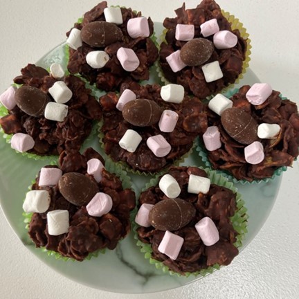 The Easiest Easter Cornflake Nests - The Lazy Low FODMAP